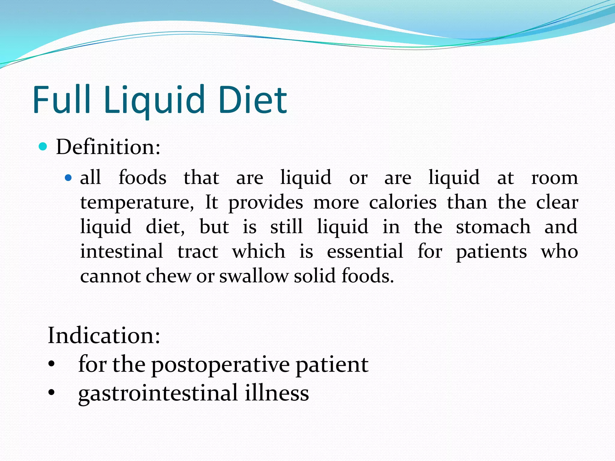 Standard hospital diets | PPTX