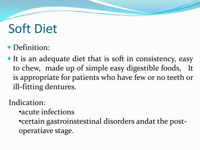 Standard hospital diets | PPTX | Digestive Disorders | Diseases and ...