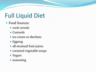 Standard hospital diets | PPTX