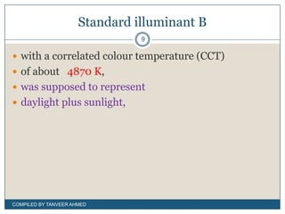 Standard illuminants | PPTX