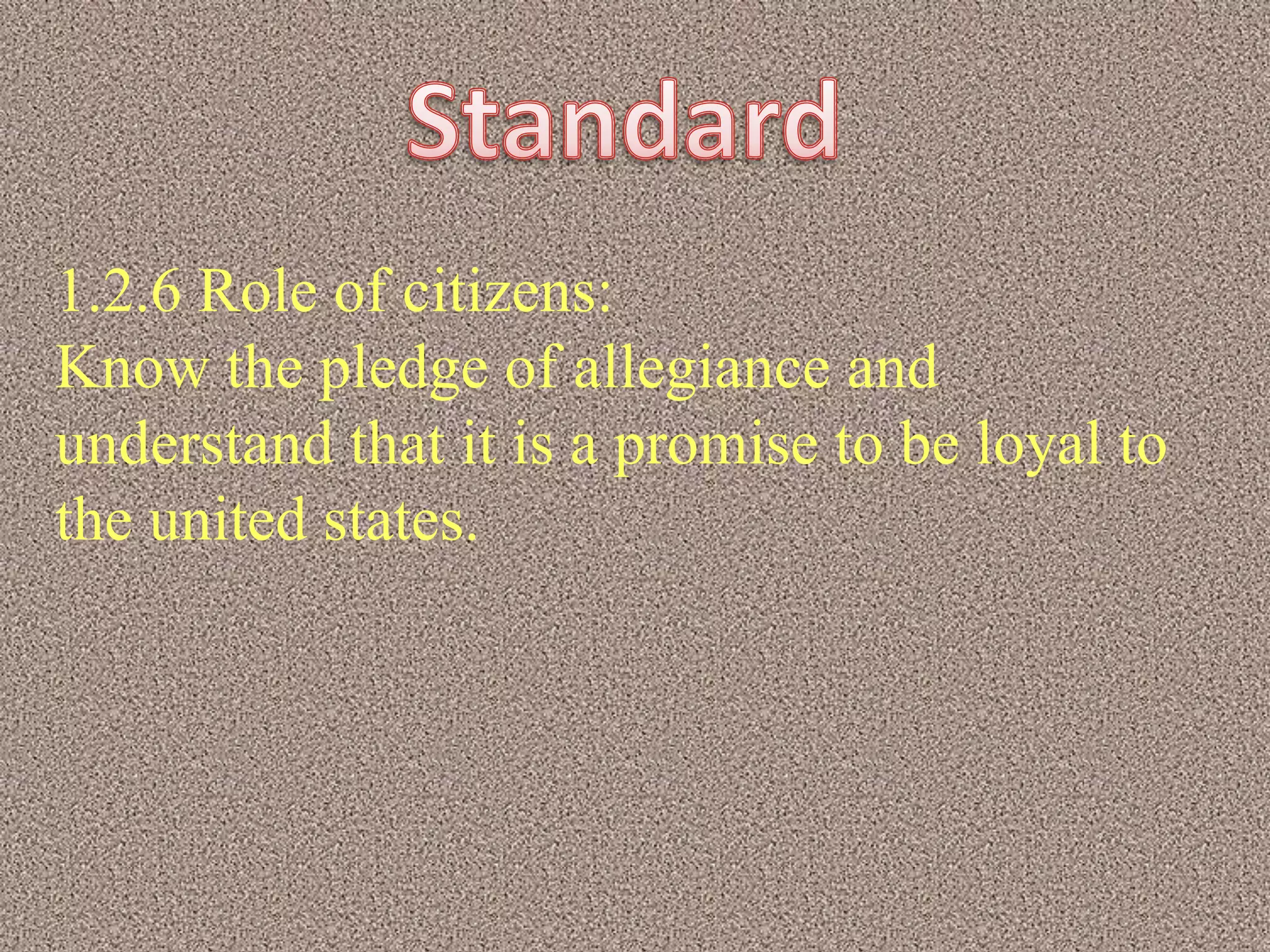 The Pledge of Allegience | PPTX