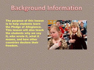 The Pledge of Allegience | PPTX