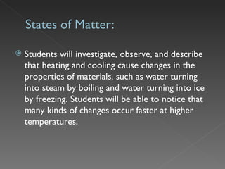 Exploring the States of Matter | POT