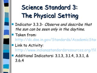 Standard Indicator Project[1] | PPT