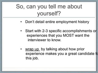 Business English: Job Interview Practice | PPTX