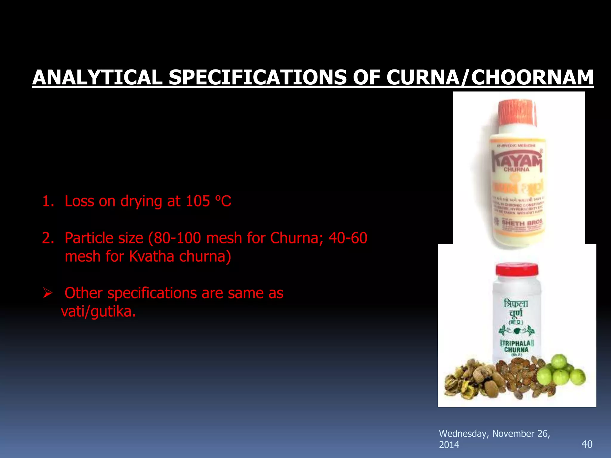 Standardisation of herbal drug | PPT