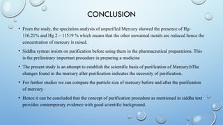 STANDARDISATION OF PURIFICATION OF MERCURY.pptx