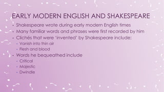 Standardisation of the english language | PPTX