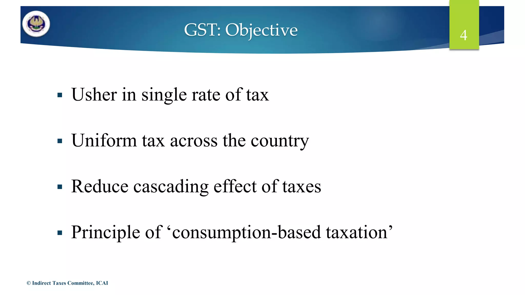 Standardised ppt on revised model gst law | PPTX
