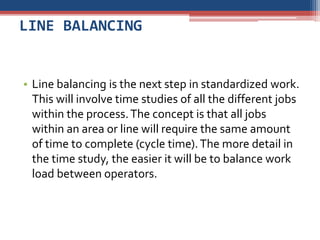 Standardised work for garment industry- Prakhar Jain | PPTX