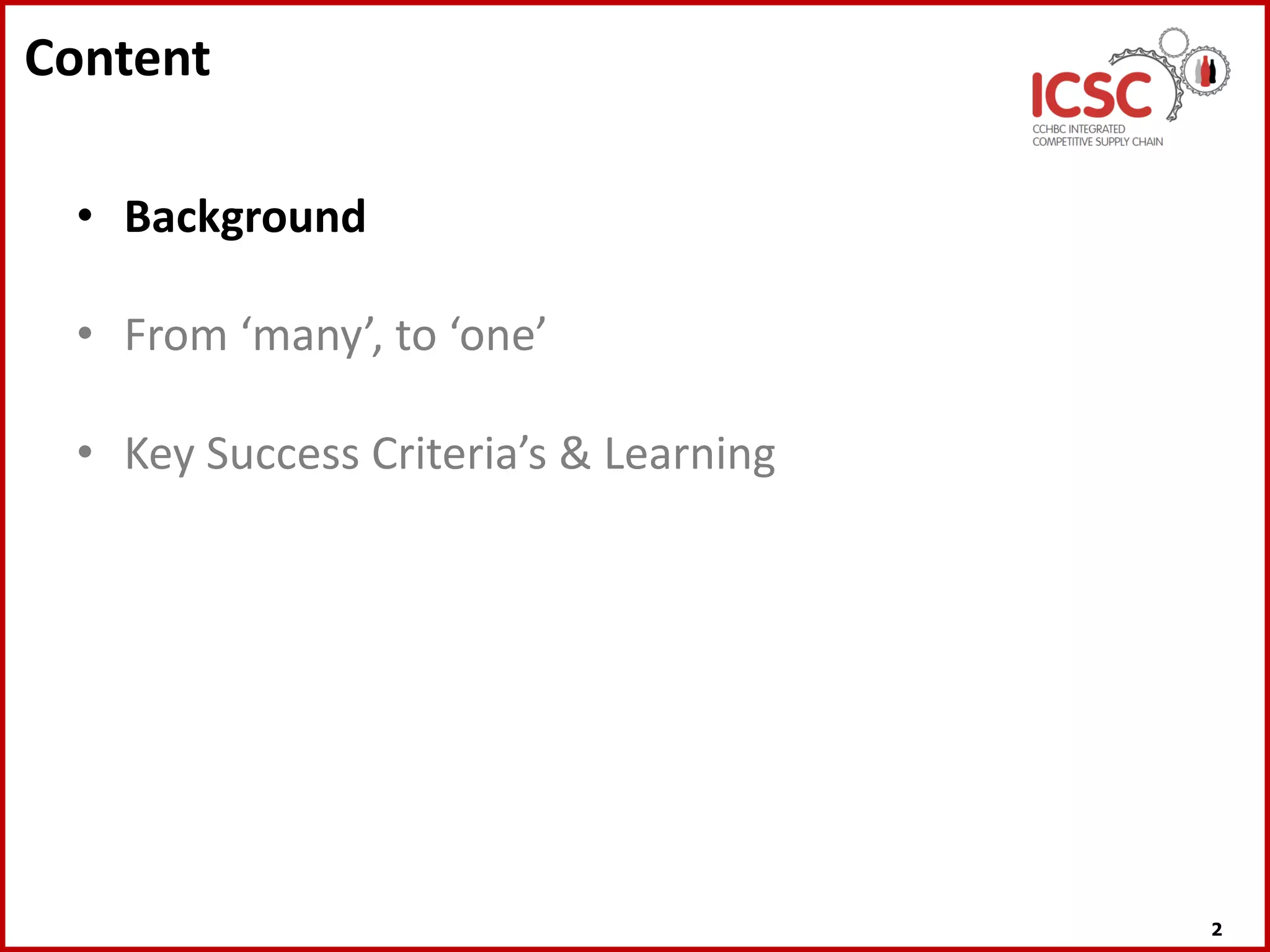 Standardising S&OP at Coca-Cola HBC | PDF