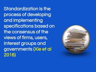 Standardization Efforts: The Relationship between Knowledge Dimensions ...