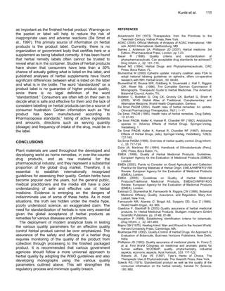 Standardization1 | PDF | Herbs and Supplements | Alternative Medicine