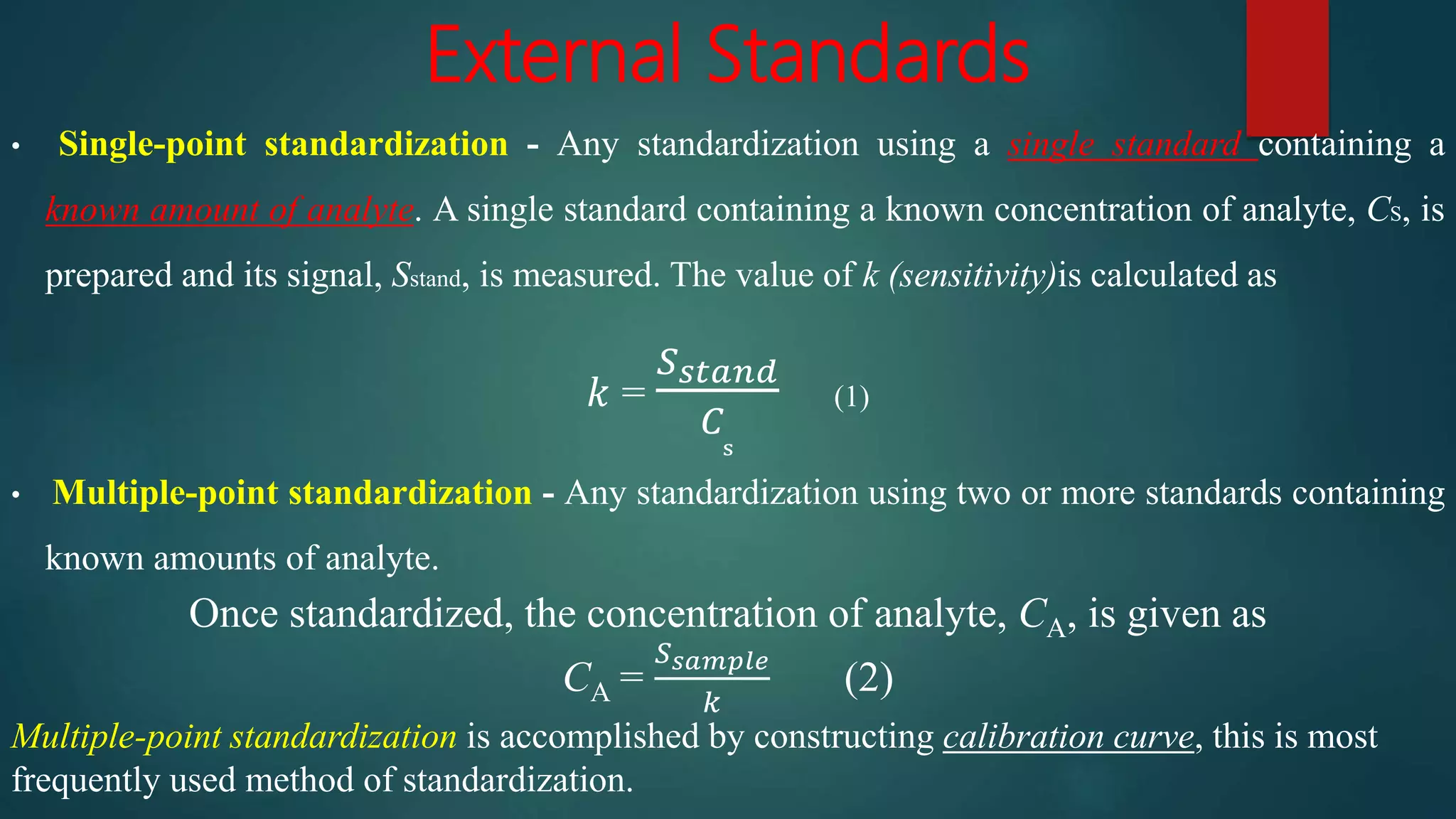 Standardization and calibration -dr.mallik | PPTX