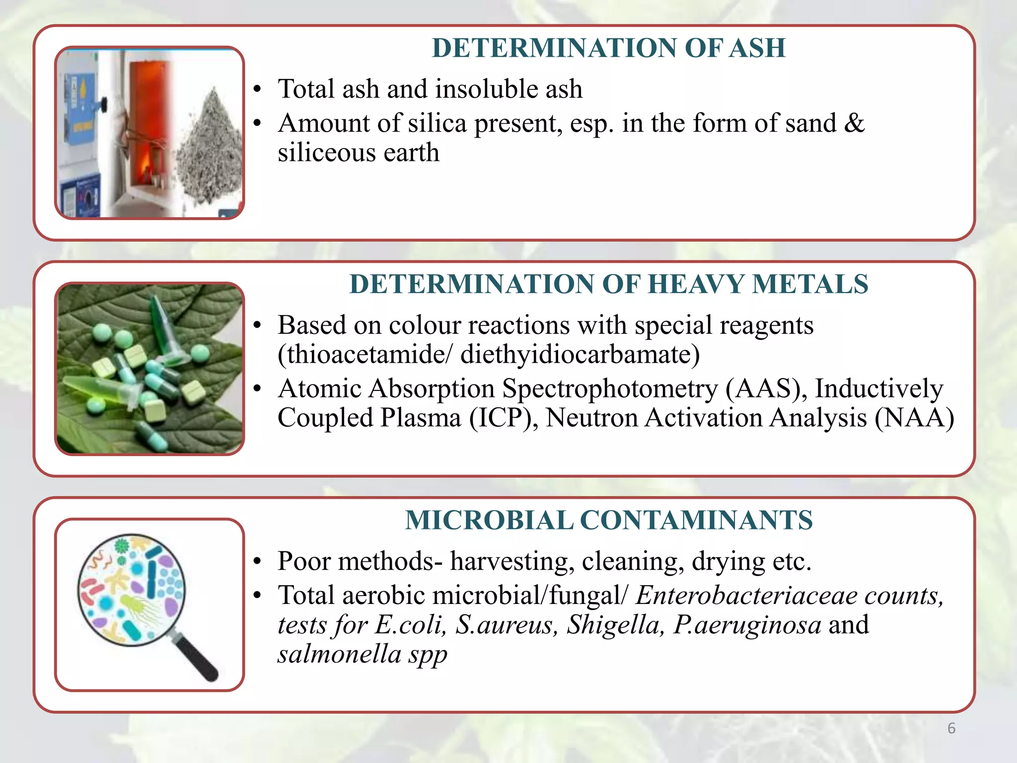 Standardization Herbal drug and Compound formulations/ | PPTX