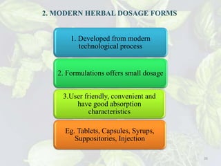 Standardization Herbal drug and Compound formulations/ | PPTX