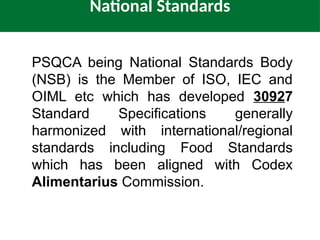 Standardization Munir Ahmed Khan PSQCA Aug 2024 (1).pptx | Business Accounting & Finance | Business