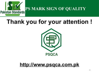 Standardization Munir Ahmed Khan PSQCA Aug 2024 (1).pptx | Business Accounting & Finance | Business