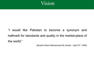 Standardization Munir Ahmed Khan PSQCA Aug 2024 (1).pptx | Business Accounting & Finance | Business