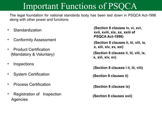 Standardization Munir Ahmed Khan PSQCA Aug 2024 (1).pptx | Business Accounting & Finance | Business