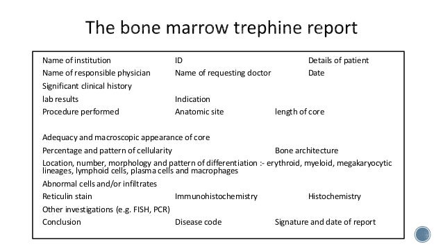 Standardization of bone marrow specimen processing; immunohistochemis…