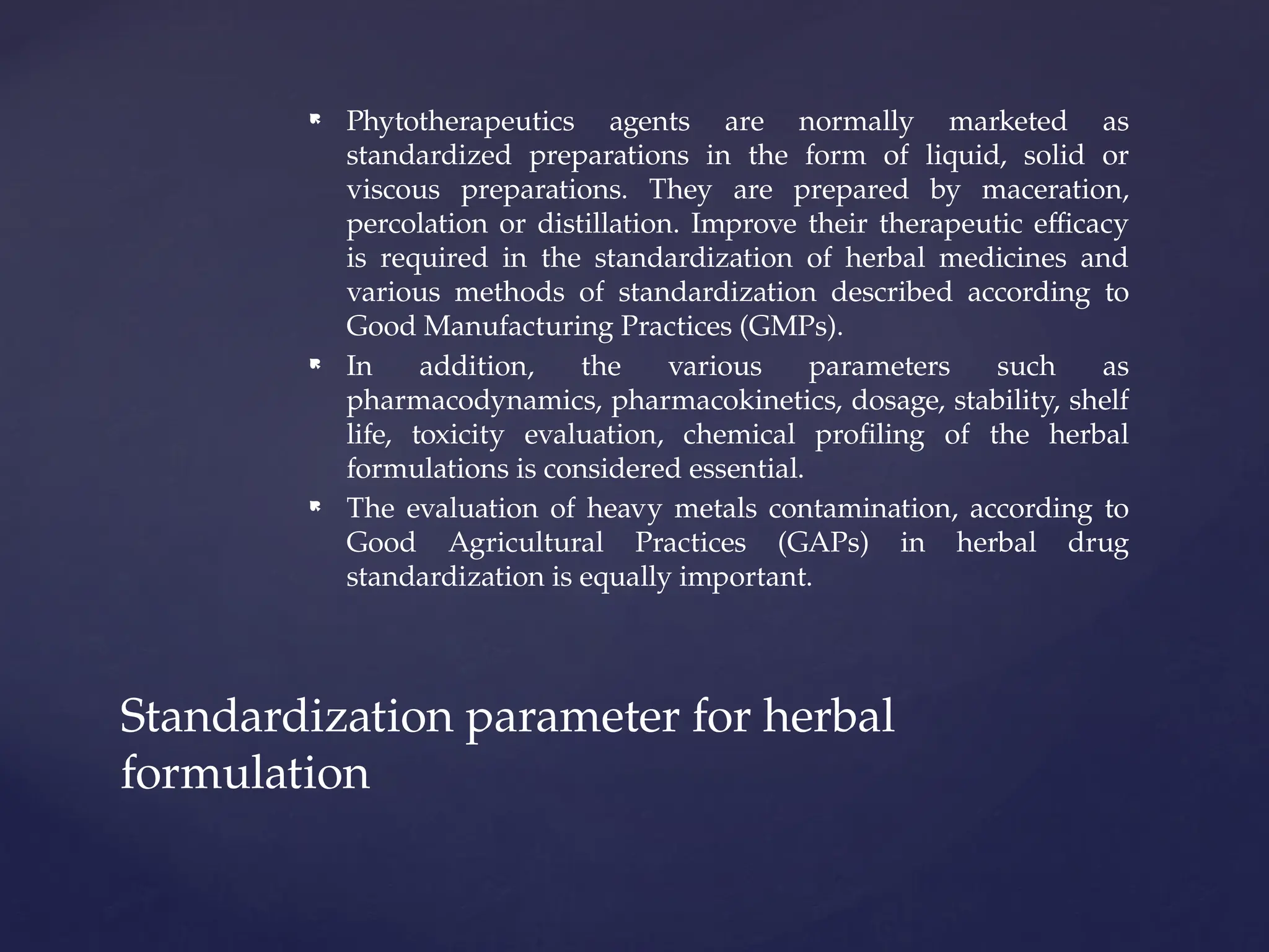 Standardization parameters for herbal formulations.pptx