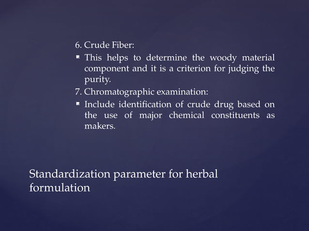 Standardization parameters for herbal formulations.pptx