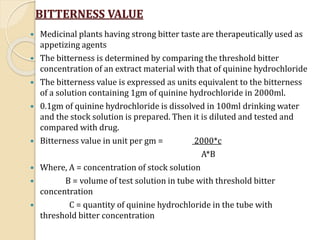 Standardization of herbal drugs | PPTX