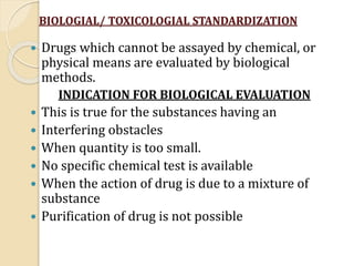 Standardization of herbal drugs | PPTX