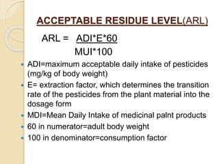 Standardization of herbal drugs | PPTX