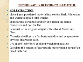 Standardization of herbal drugs | PPTX