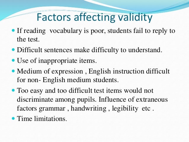 Standardized and non standardized tests (1) Standardized and non standardized tests (1)