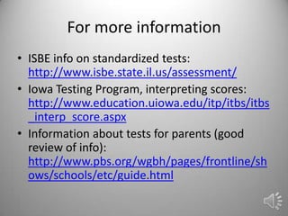 Standardized assessments | PPTX