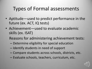 Standardized assessments | PPTX