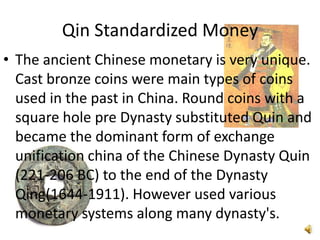 Standardized money | PPT