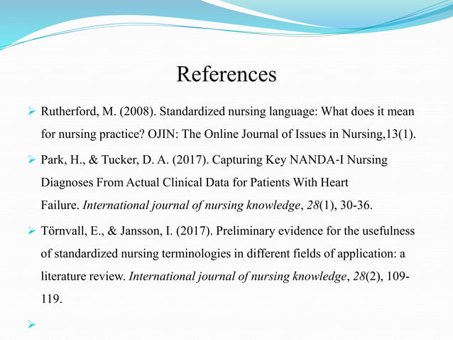 Standardized nursing language powerpoint