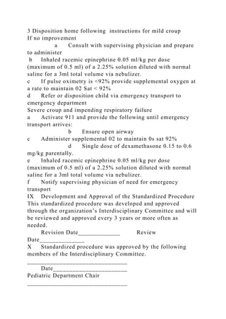 STANDARDIZED PROCEDURE PEDIATRICS2STANDARDIZED PROCEDURE PEDIAT.docx