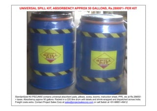 Standardized Spill Kits | PDF