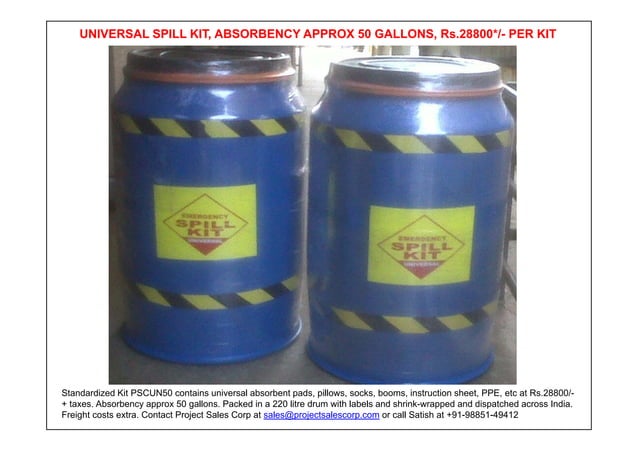 Standardized Spill Kits | PPT