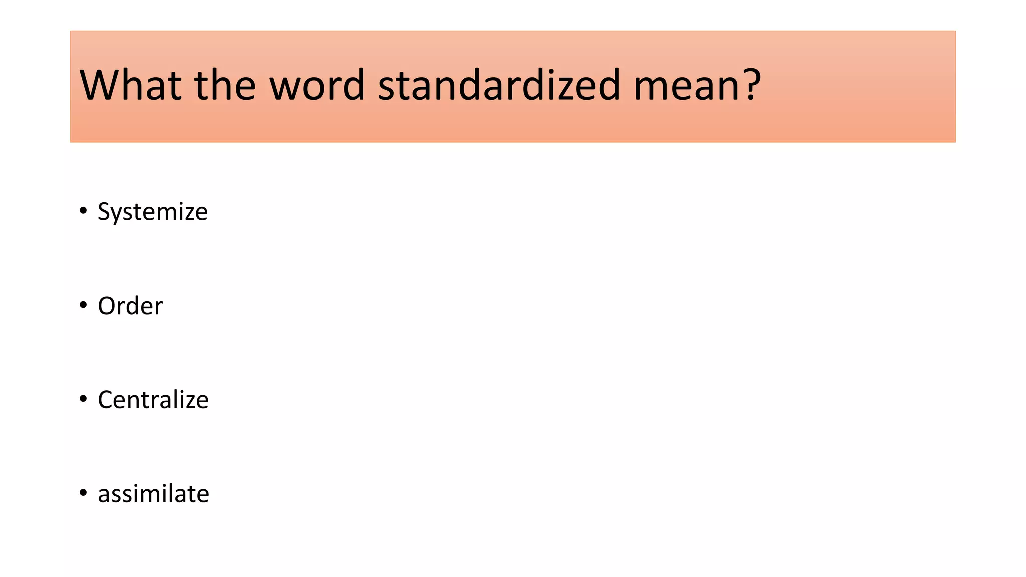 Standardized teacher professional development | PPTX