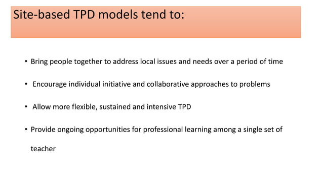 Standardized teacher professional development | PPT