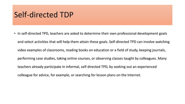 Standardized teacher professional development | PPT