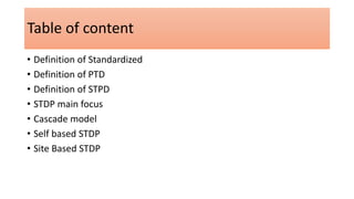 Standardized teacher professional development | PPTX