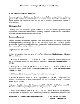 Standardized test | DOC