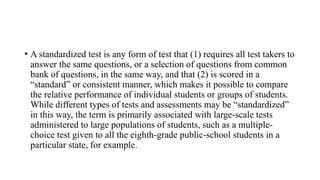 STANDARDIZED TEST FOR TESTING ENGLISH.pptx