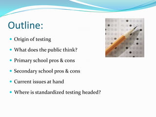 Standardized Testing | PPT