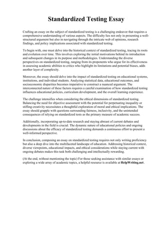 Standardized Testing Essay.pdf