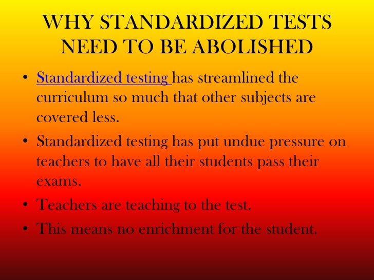 Standardized Tests Causing Stress