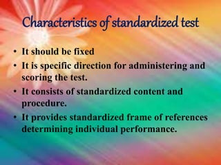 STANDARDIZED TEST and its important in Nursing | PPT