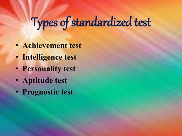 STANDARDIZED TEST and its important in Nursing | PPT